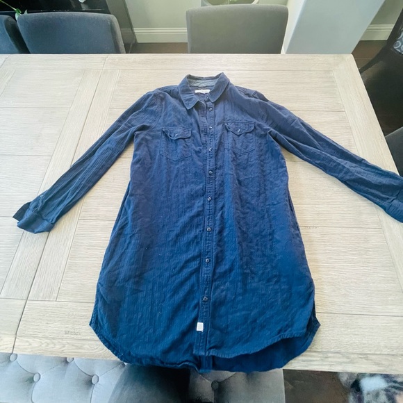 Treasure & Bond | Dresses | Large Treasure And Bond Linen Dress With ...